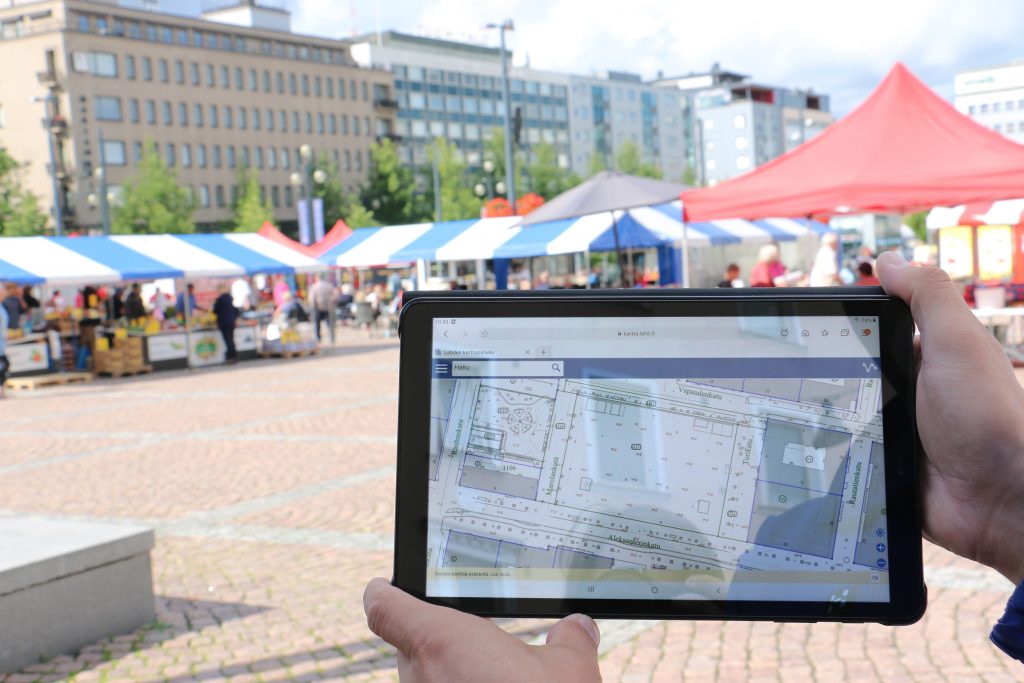 Map and geographical information - Lahti