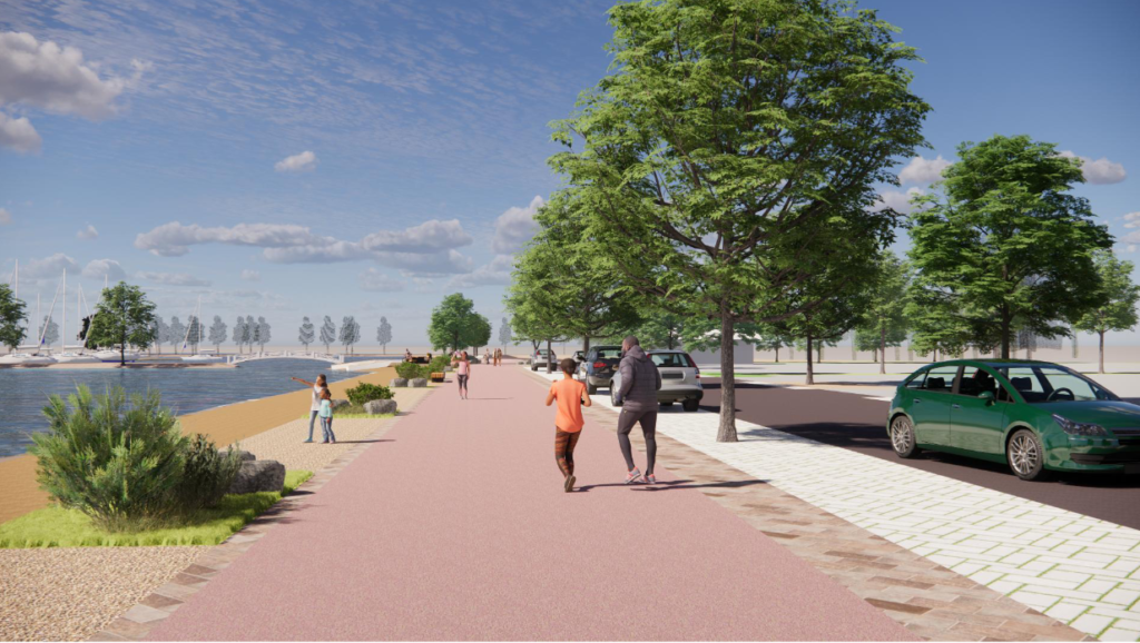 Lahden Niemen satamasta viihtyisä kotisatama, Kariniemen puistoa ...